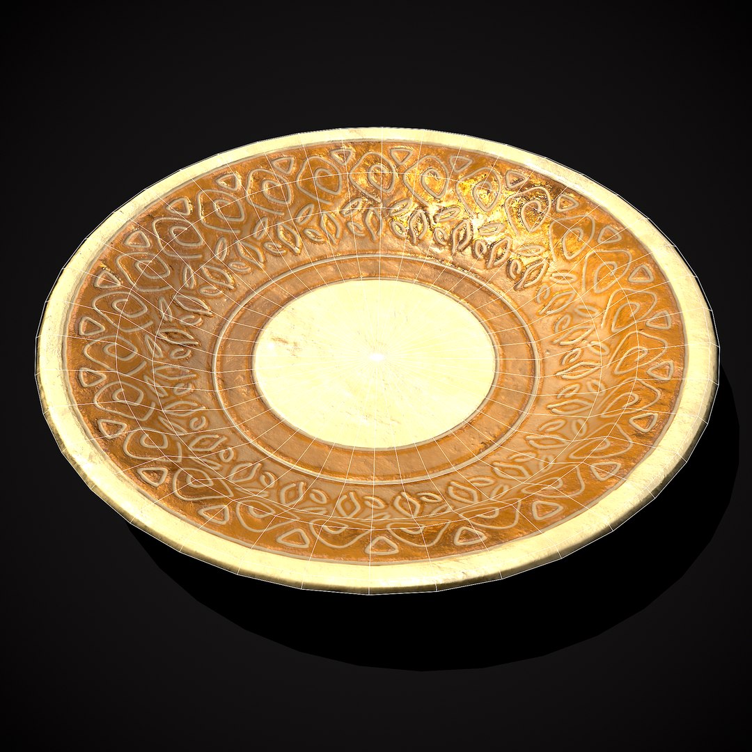 Medieval Fancy Plates 3D Model - TurboSquid 2189176