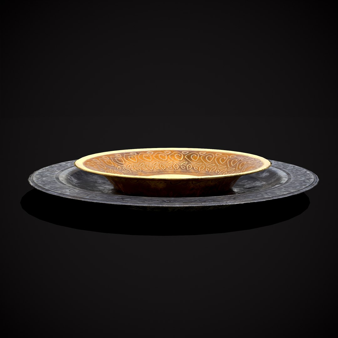 Medieval Fancy Plates 3D Model - TurboSquid 2189176