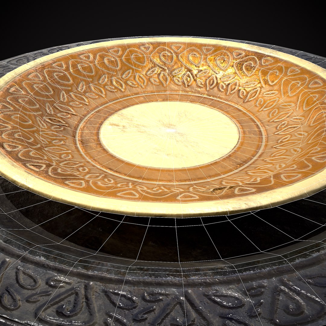 Medieval Fancy Plates 3D Model - TurboSquid 2189176