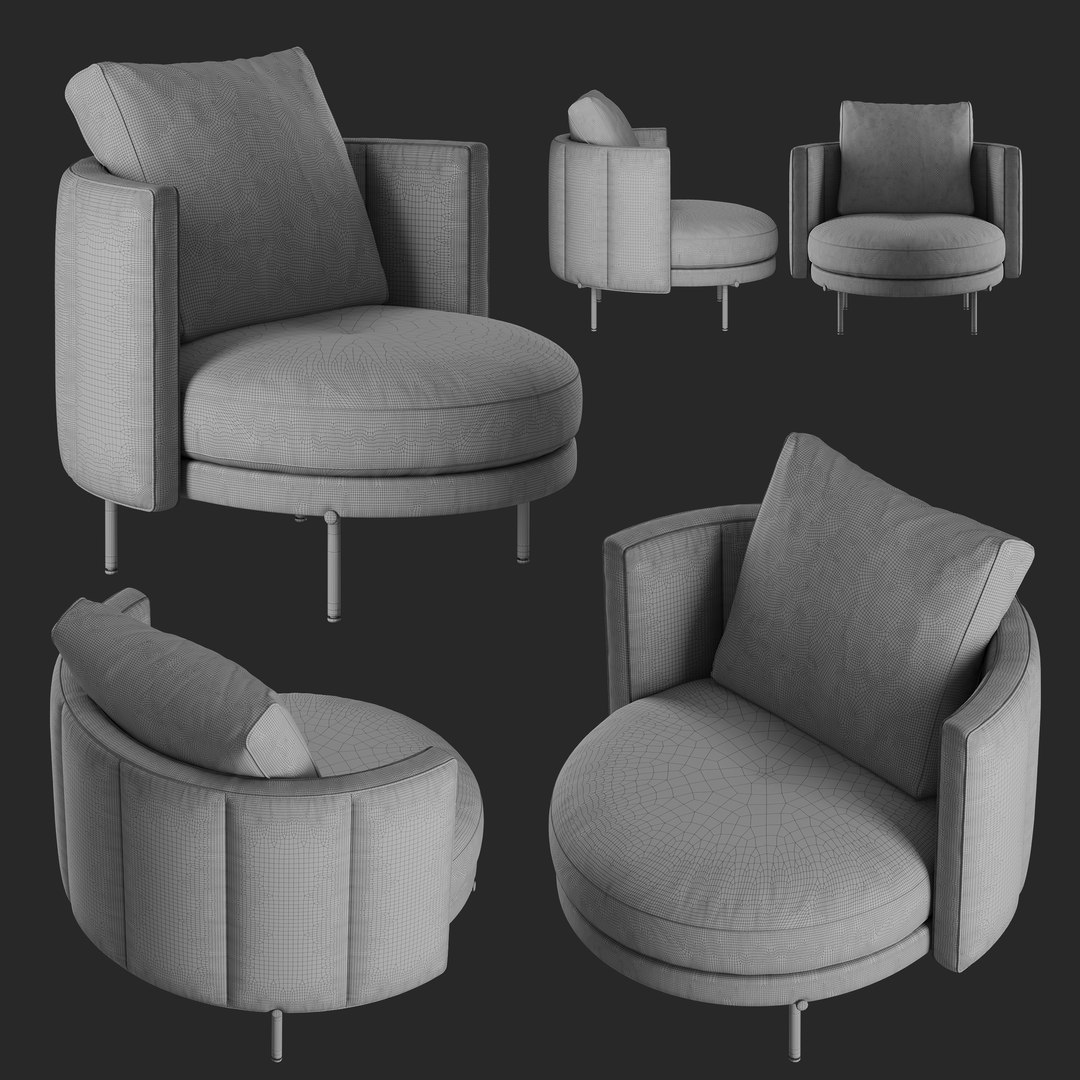 Minotti Torii 3D Model - TurboSquid 2152480