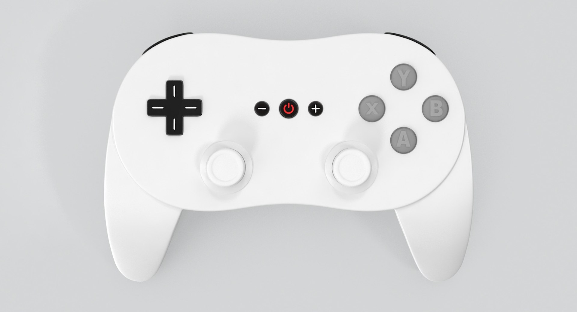 White Video Controller 3d Max