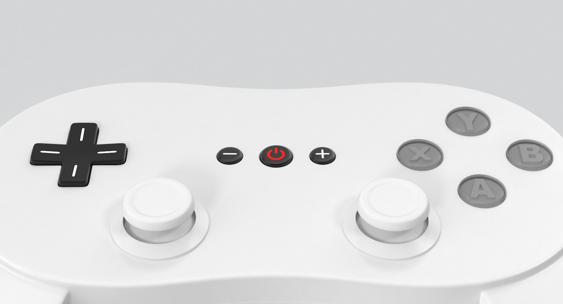 White Video Controller 3d Max