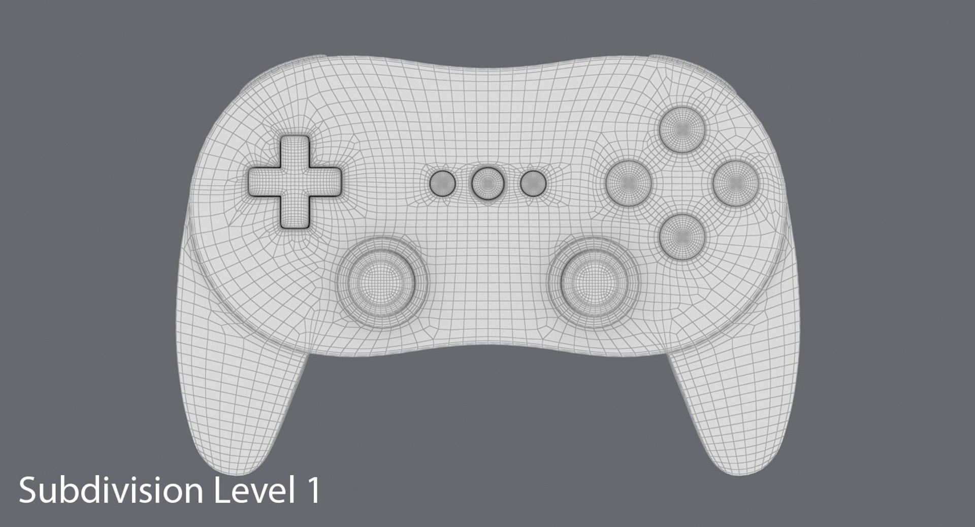 White Video Controller 3d Max