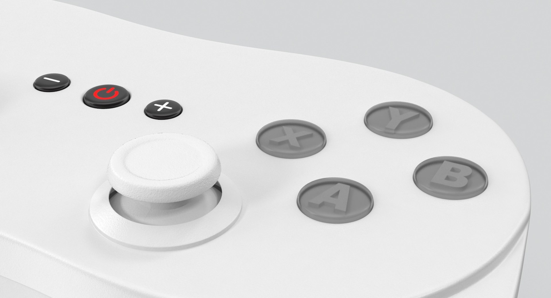 White Video Controller 3d Max