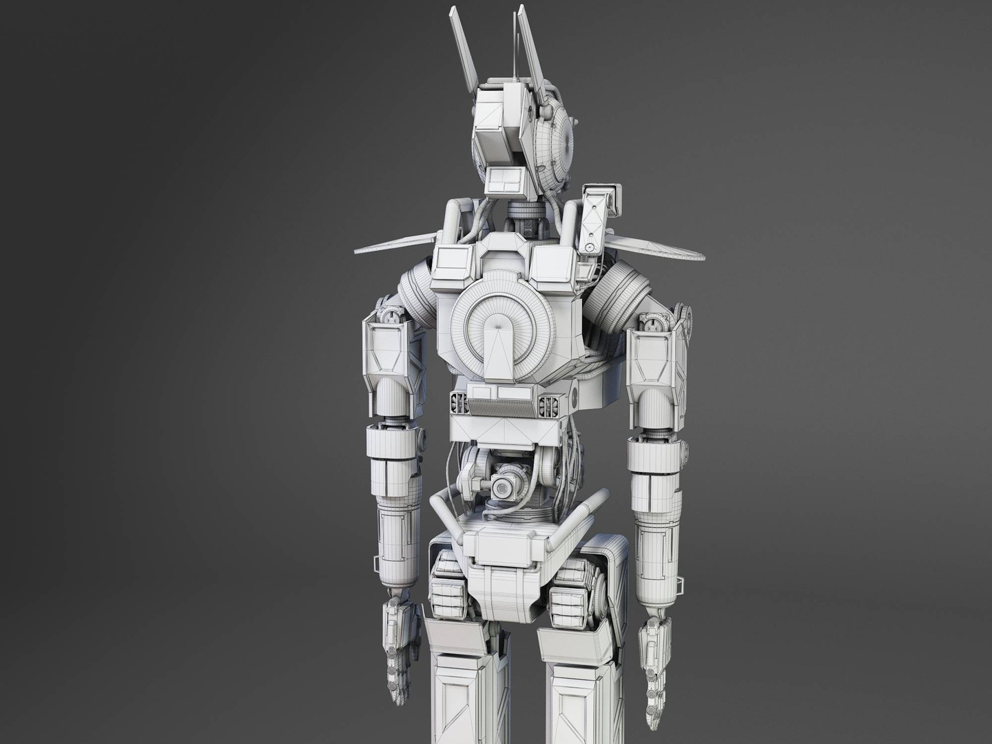 Chappie robot 3D model - TurboSquid 1251084