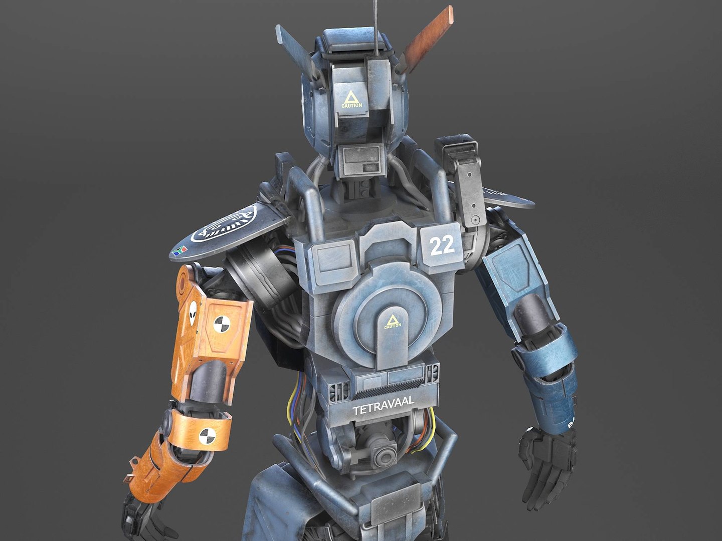 Chappie Robot 3D Model - TurboSquid 1251084