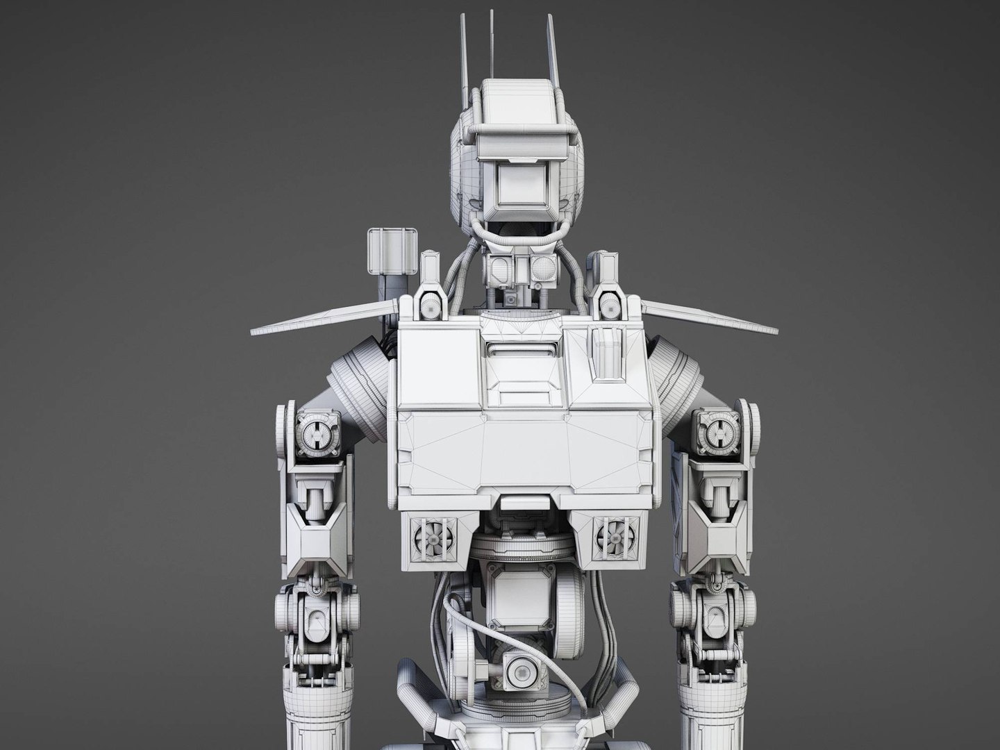 Chappie robot 3D model - TurboSquid 1251084