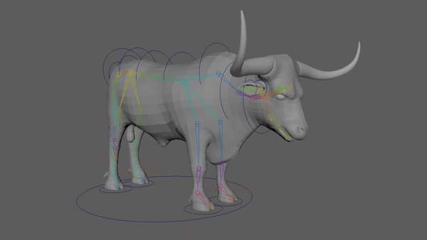 3D texas longhorn bull model - TurboSquid 1198717