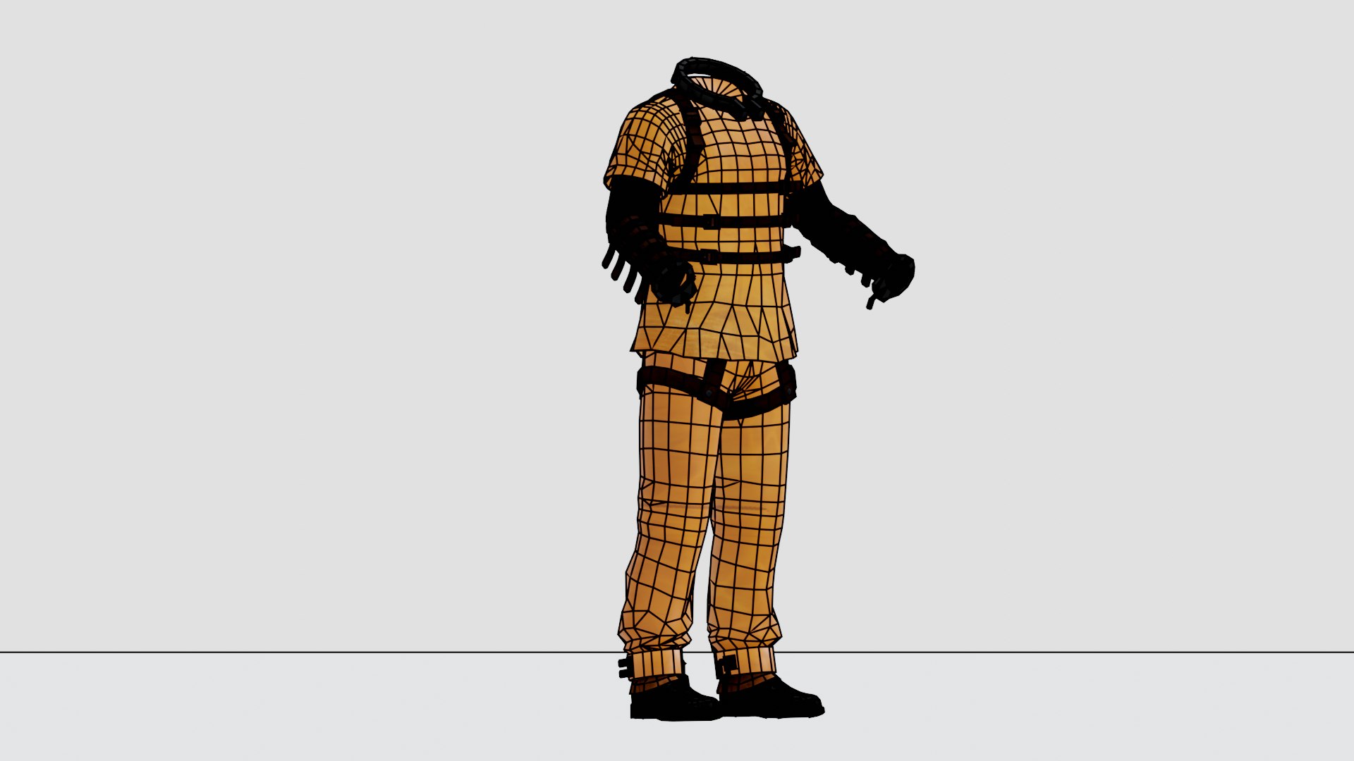 3D Model Prison Uniform For Male And Female - TurboSquid 2069703