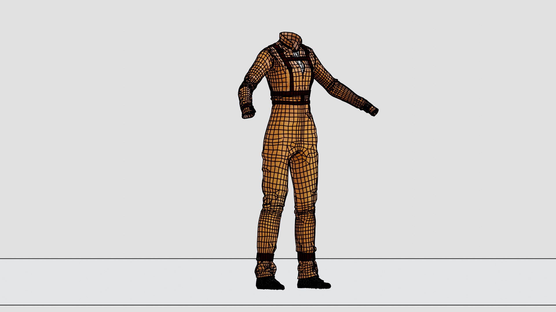 3D Model Prison Uniform For Male And Female - TurboSquid 2069703