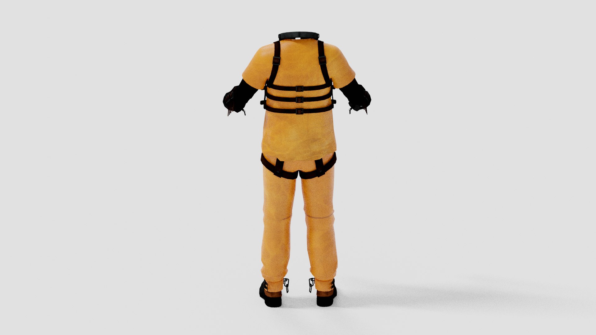 3D Model Prison Uniform For Male And Female - TurboSquid 2069703
