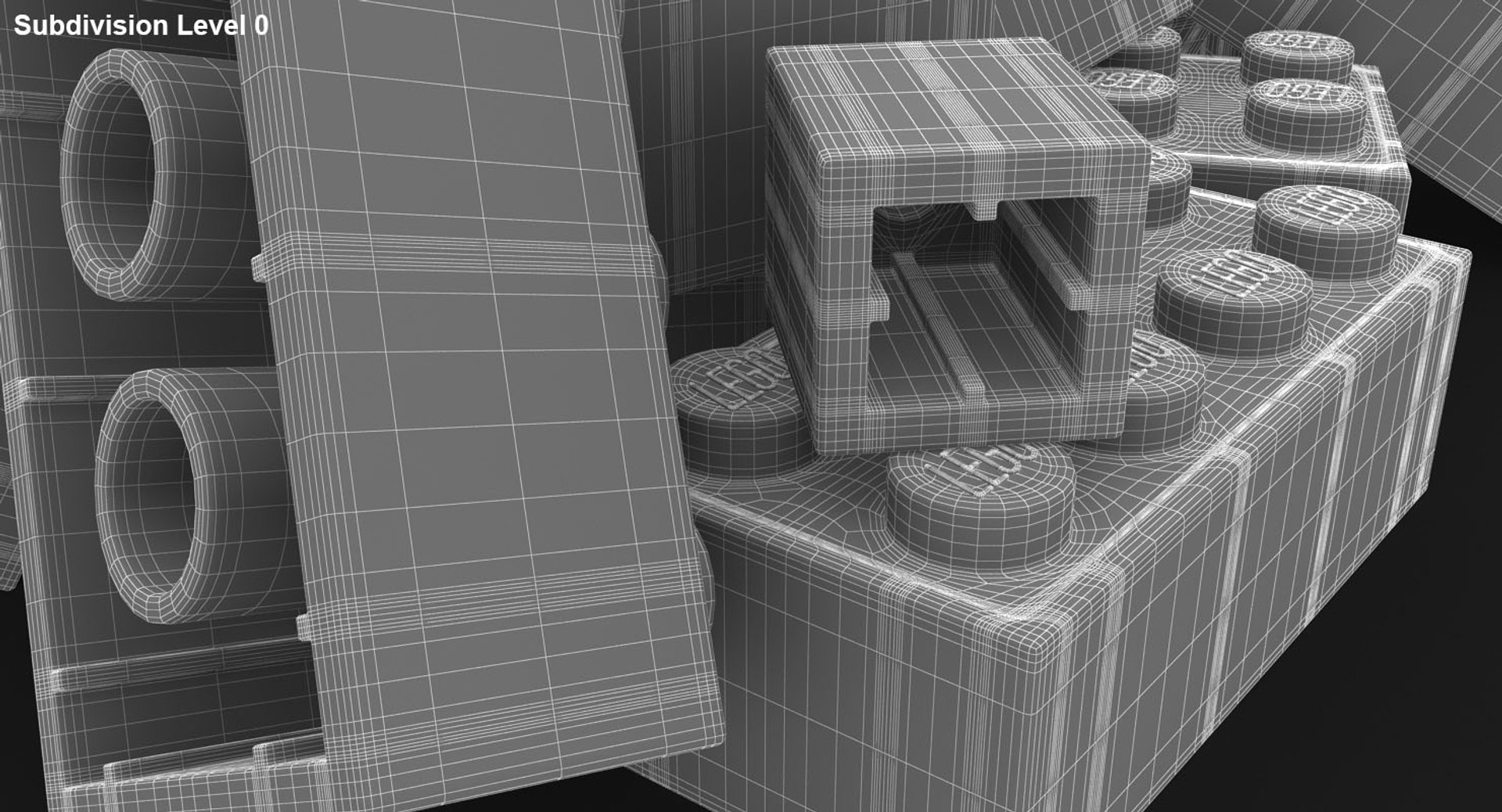 Max Realistic Lego Bricks Pose