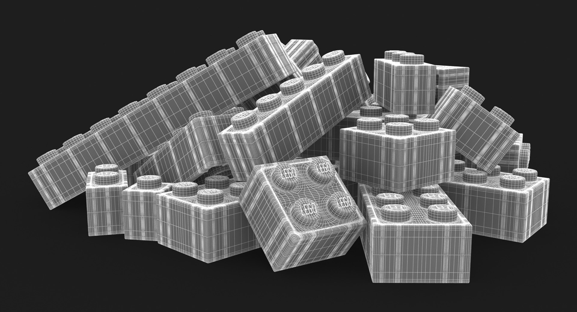 Max Realistic Lego Bricks Pose