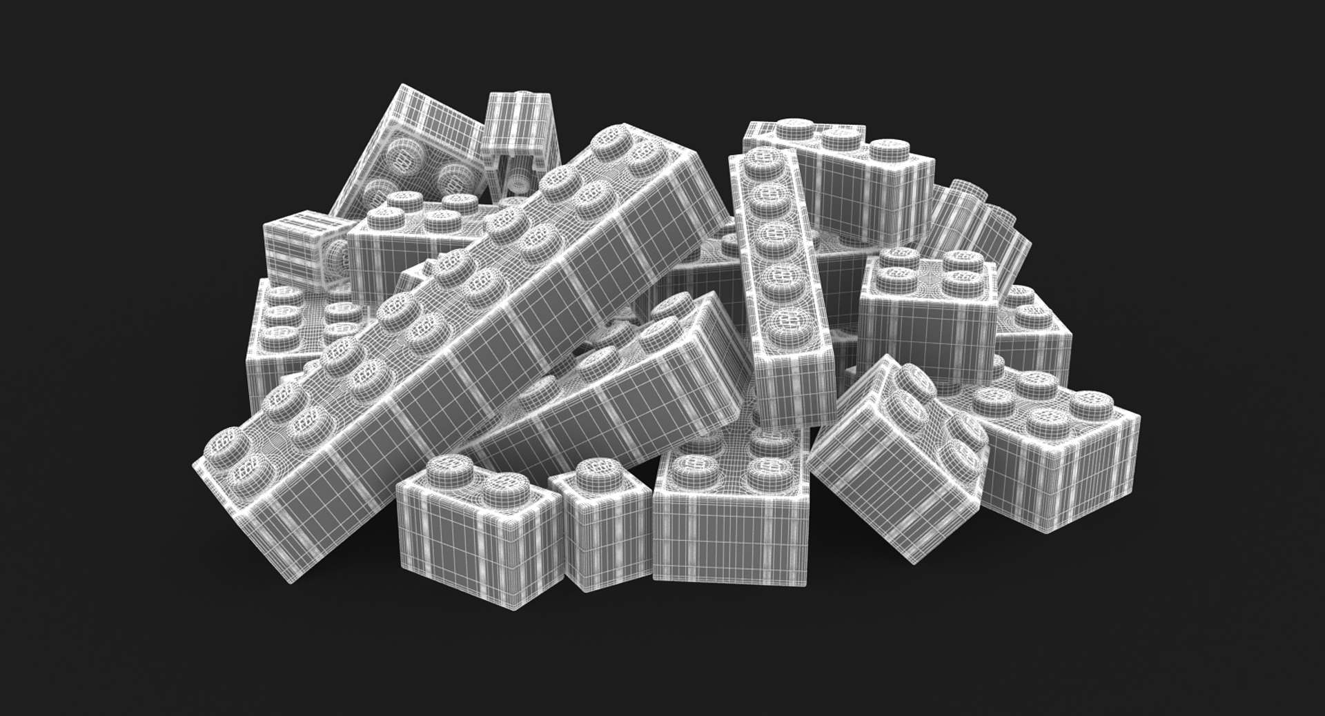 Max Realistic Lego Bricks Pose