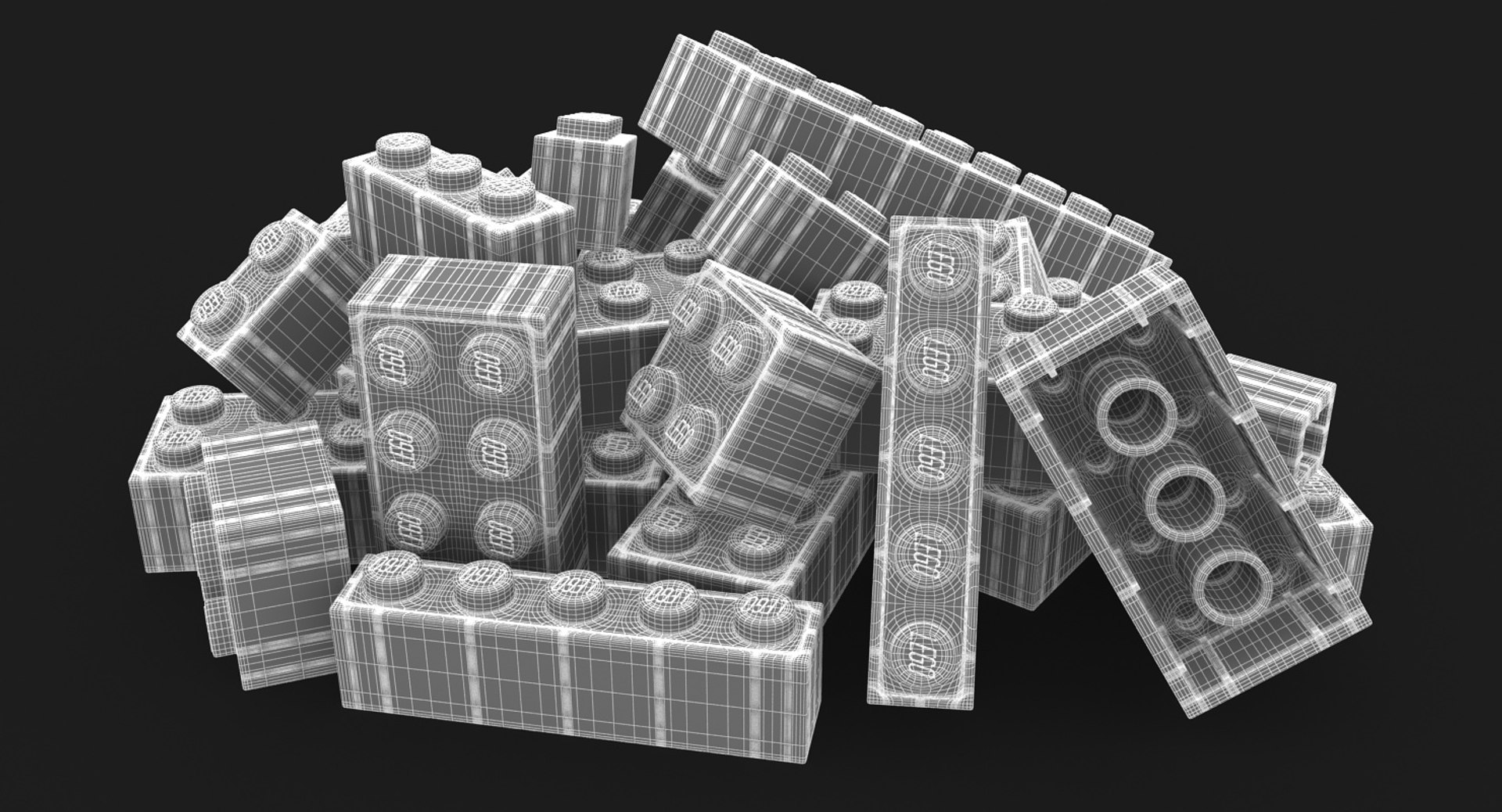 Max Realistic Lego Bricks Pose