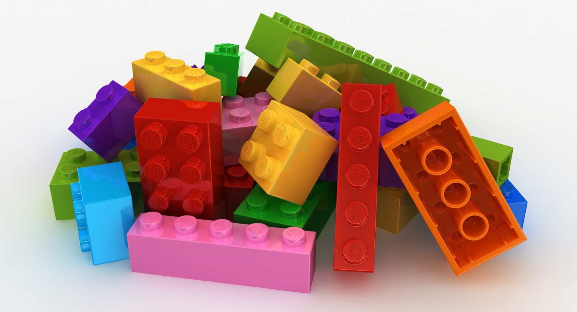 max realistic lego bricks pose