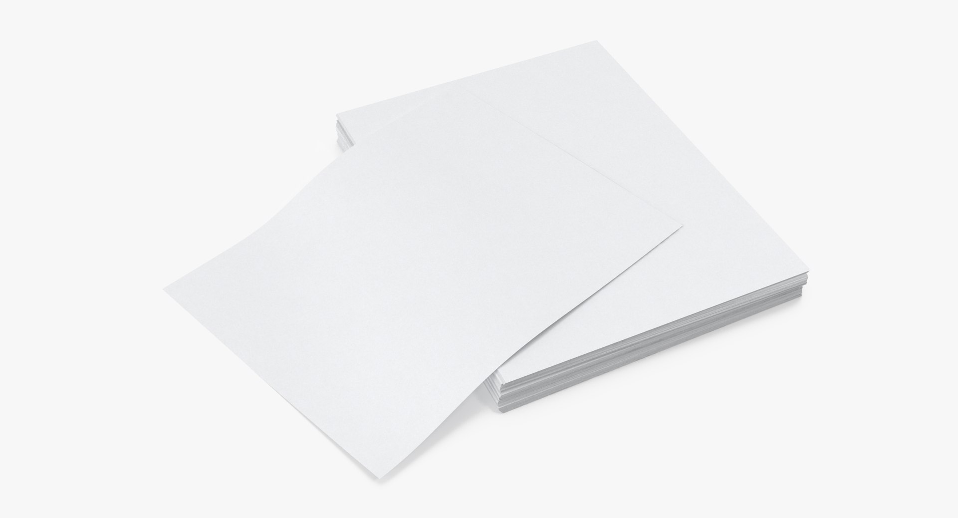 Small Stack Paper Sheets 3D Model - TurboSquid 1206503