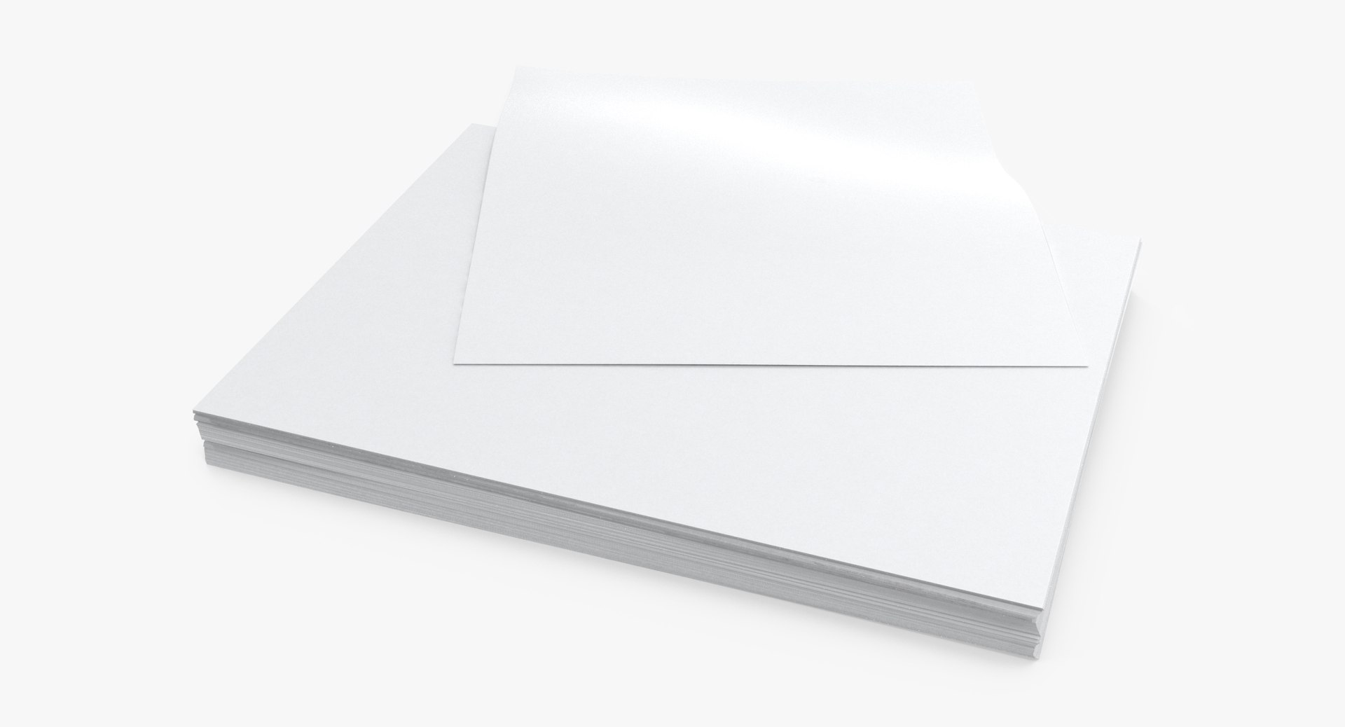 Small Stack Paper Sheets 3D Model - TurboSquid 1206503
