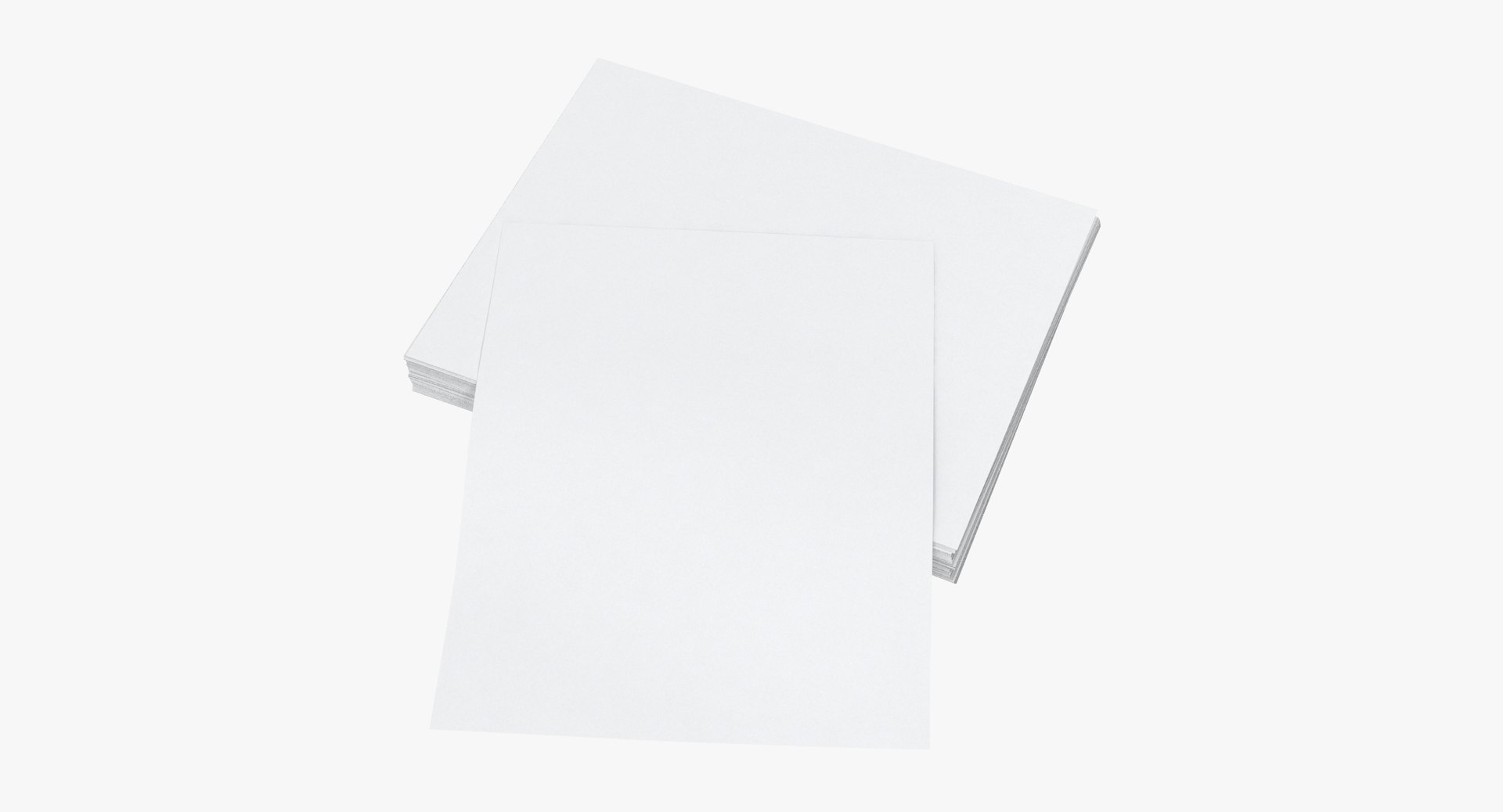 Small stack paper sheets 3D model - TurboSquid 1206503