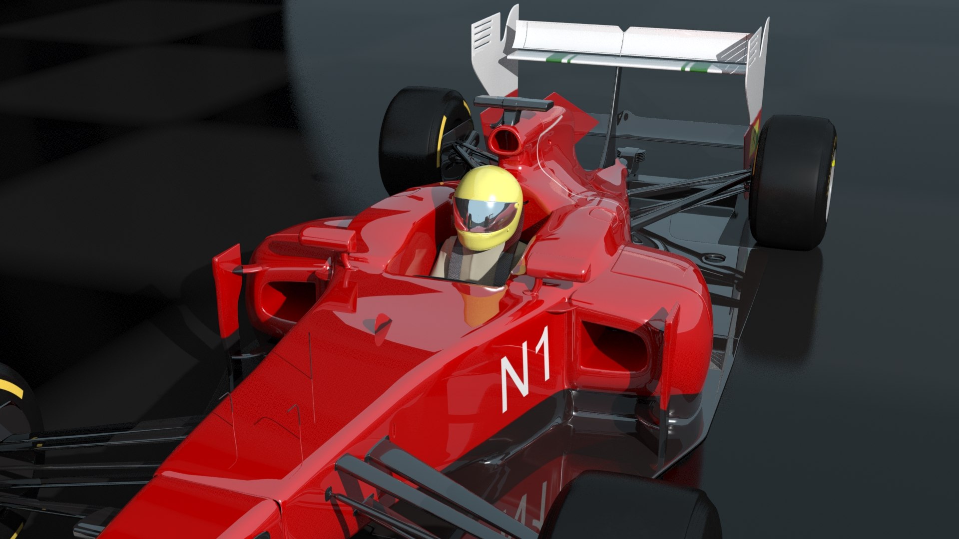 F1 Race Car 3d Max