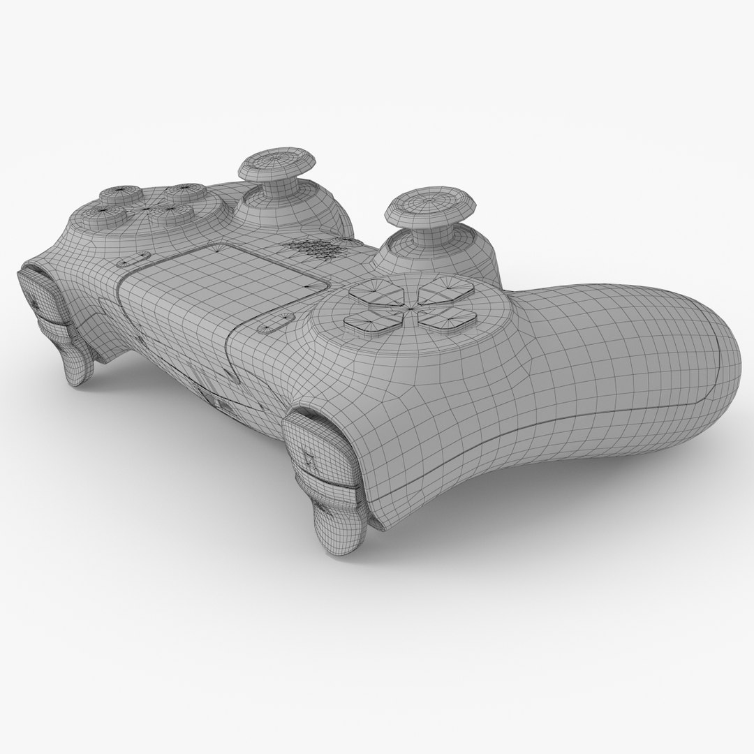 Playstation 4 Dualshock 3d Model