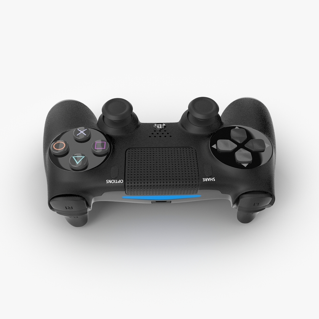 Playstation 4 Dualshock 3d Model