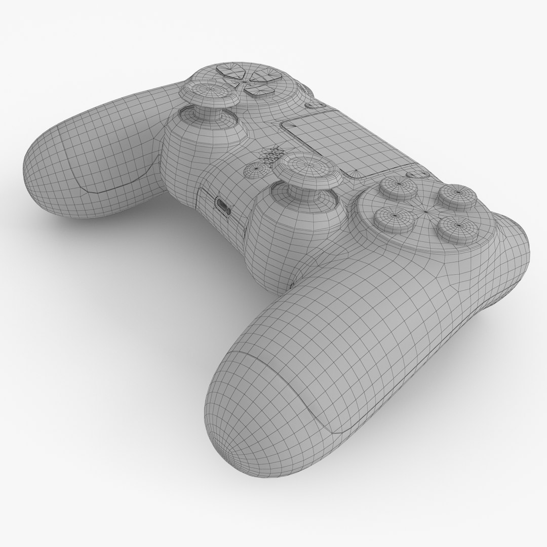 Playstation 4 Dualshock 3d Model