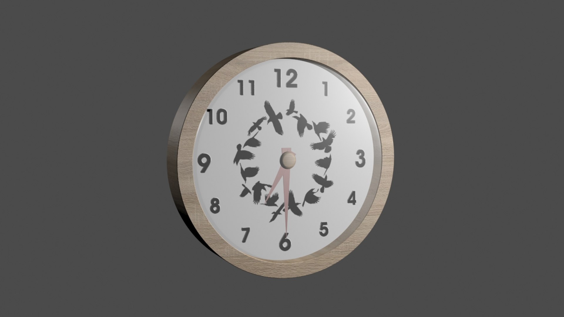 Wall Clock 3D Model - TurboSquid 1571831