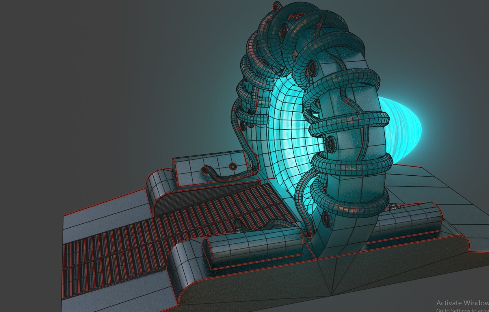 Sci-fi Portal 3D Model - TurboSquid 1409282