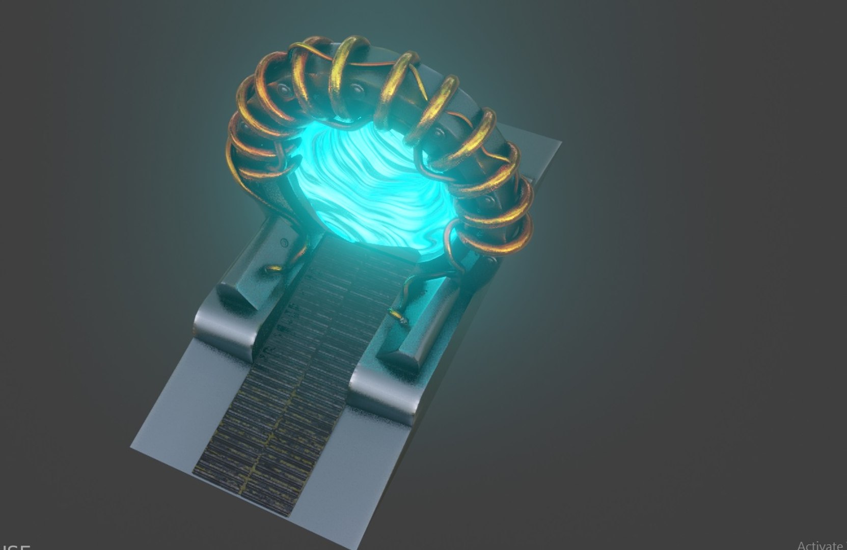 Sci-fi Portal 3D Model - TurboSquid 1409282