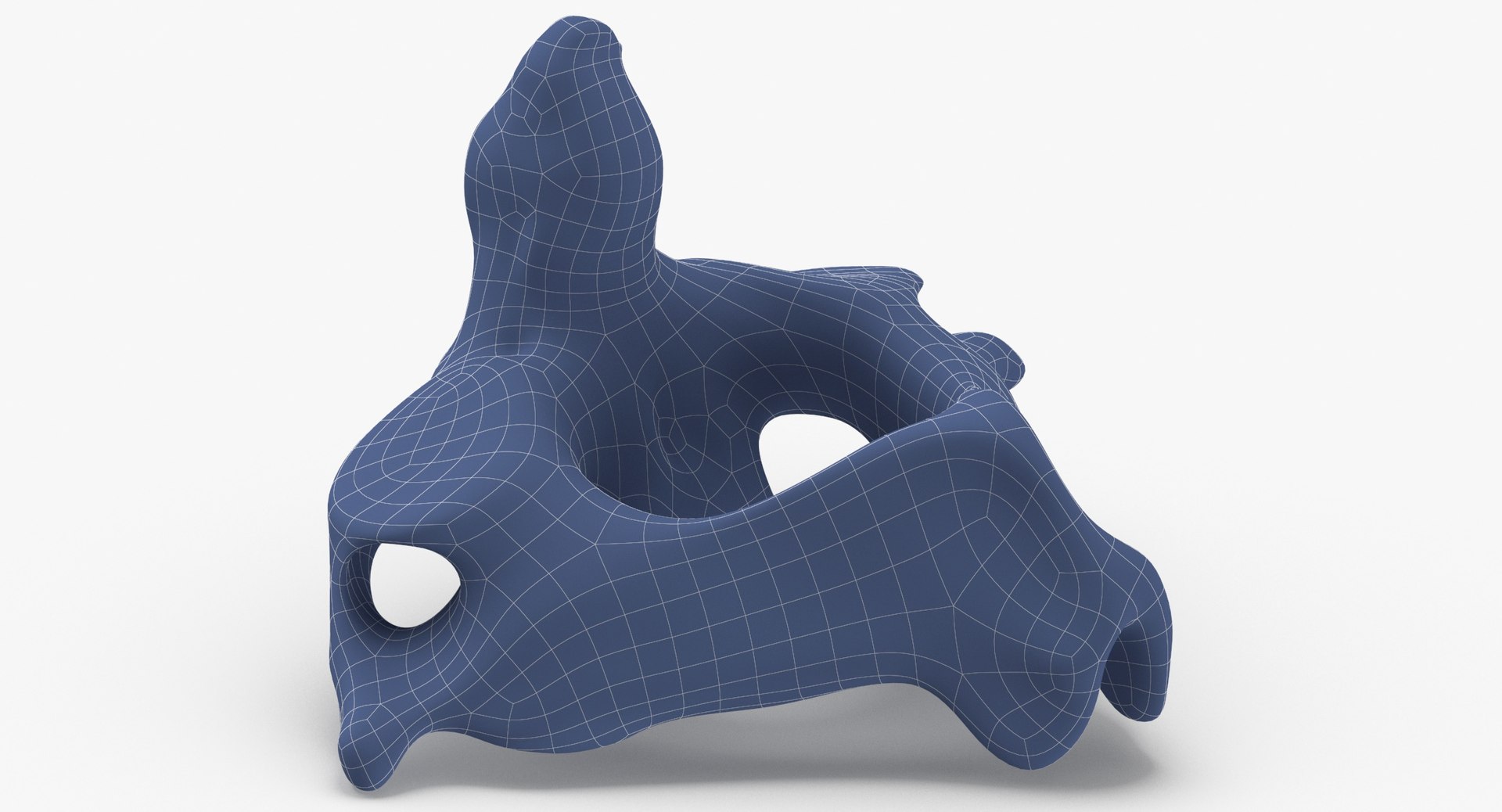 Cervical Vertebrae C2 Axis 3D Model - TurboSquid 1520453
