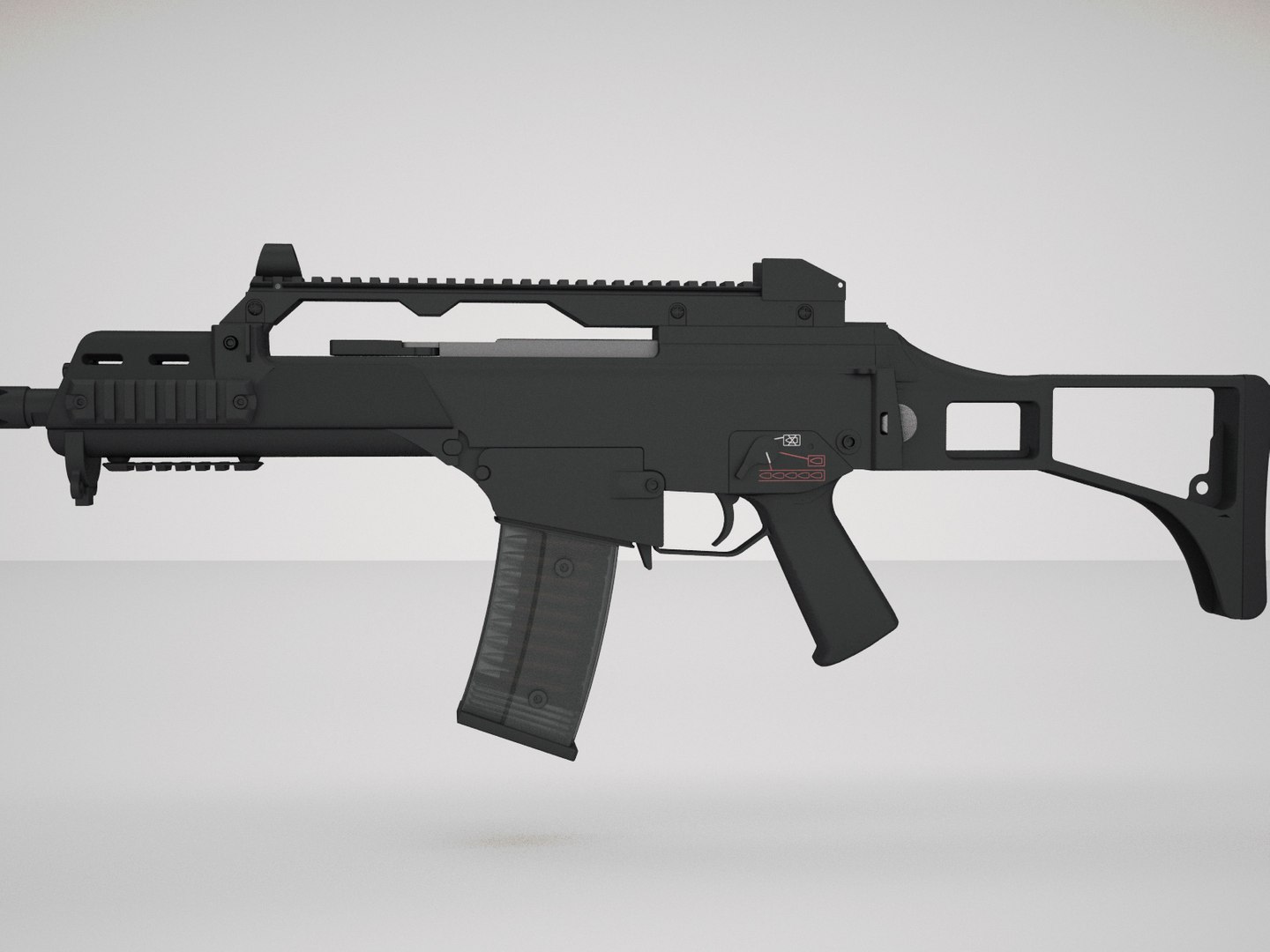 3D Military Gun - TurboSquid 1315429