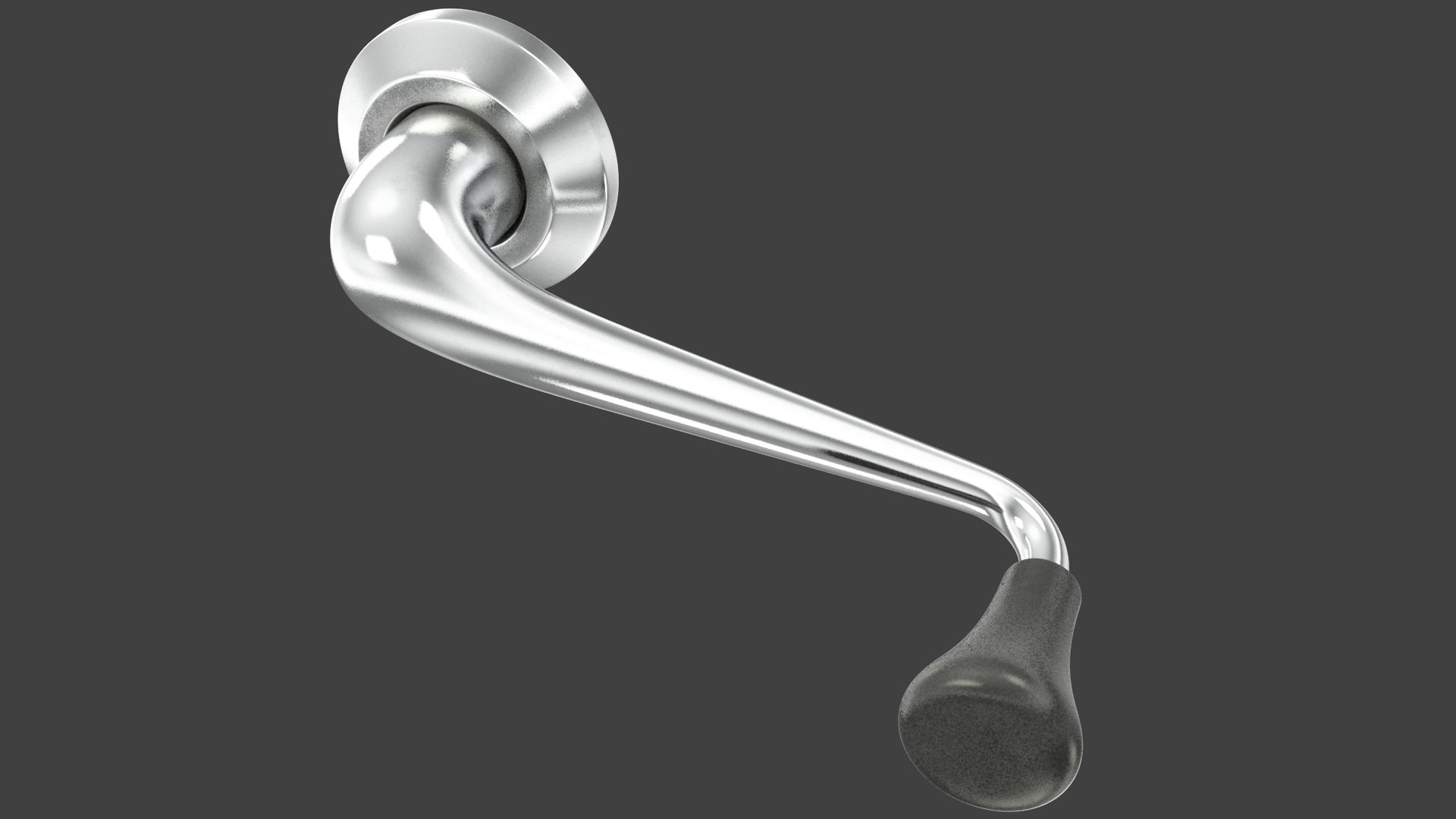 3D Retro Car Door Handle V2 Model - TurboSquid 2058899