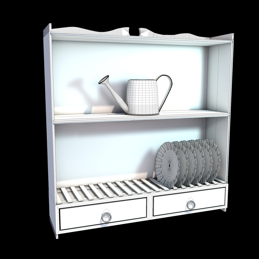 Cupboard Kitchen 3d Model