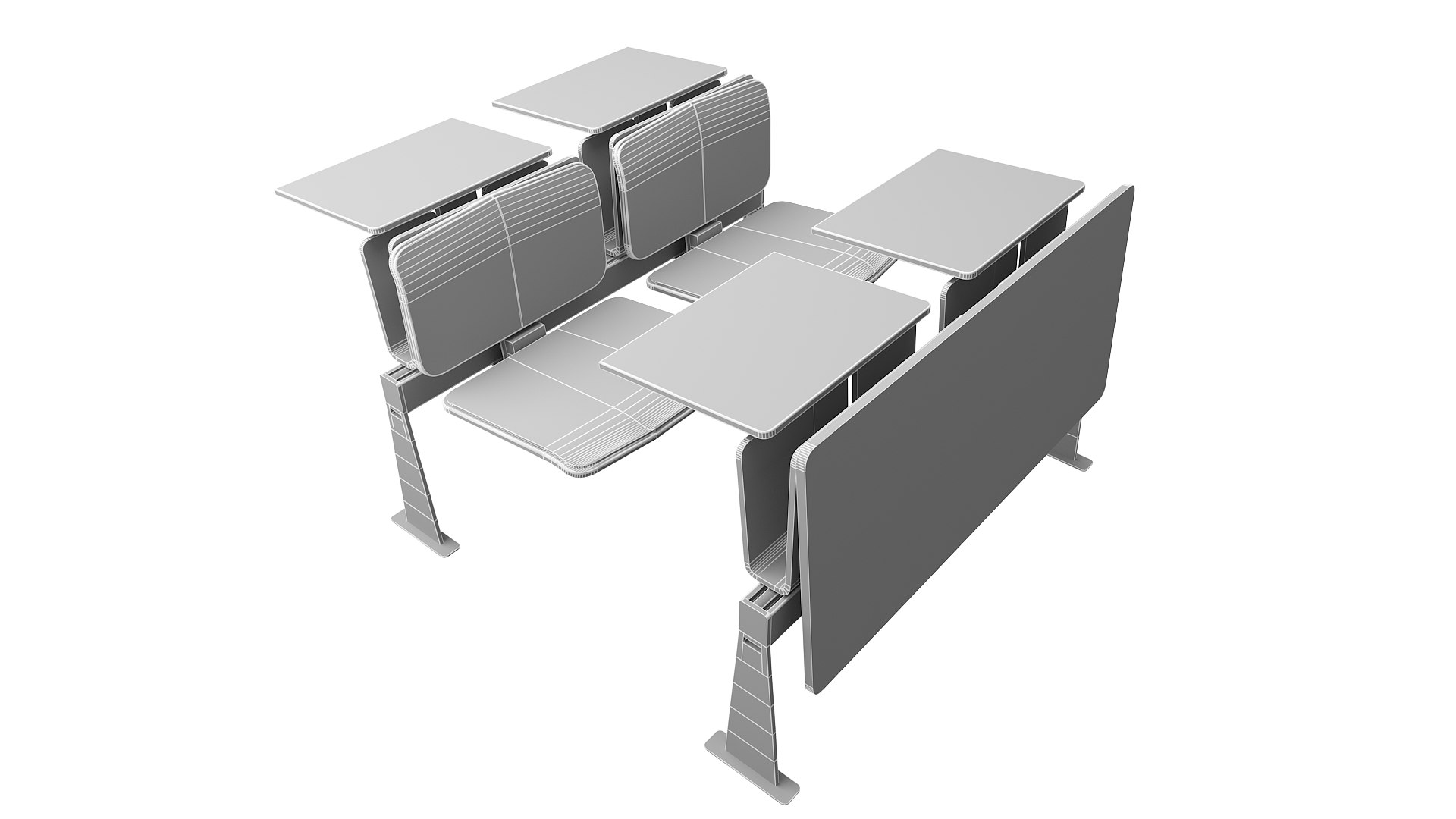 Lecture Desk 3D Model - TurboSquid 2329689