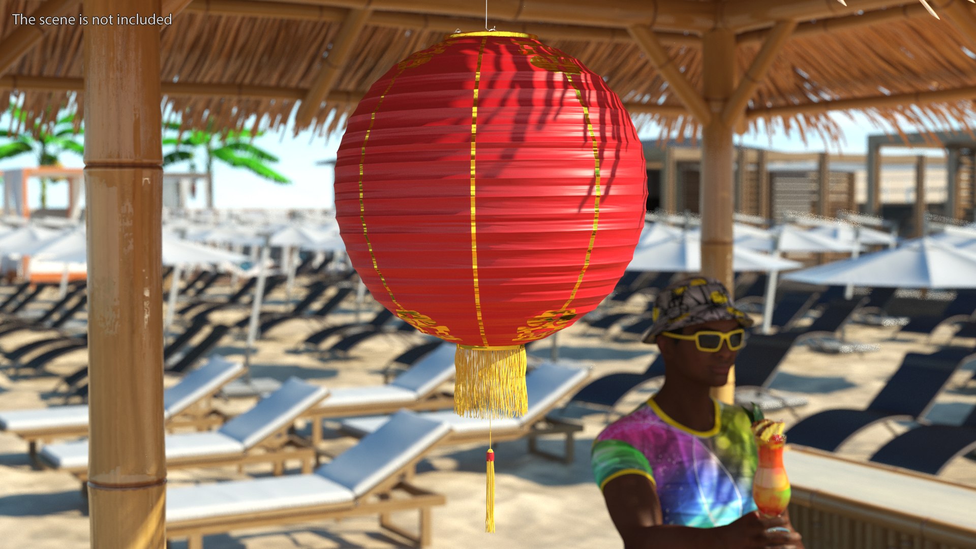 3D Decorative Paper Lanterns Collection - TurboSquid 1920313