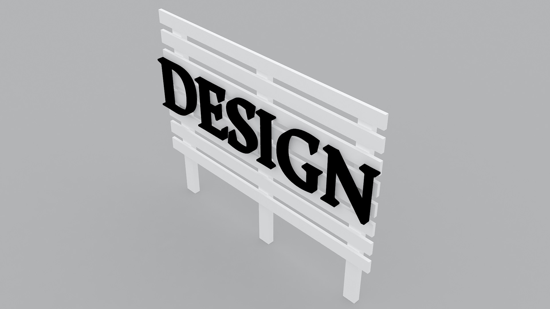 3D Model Advertising Signage 5 - TurboSquid 2029884