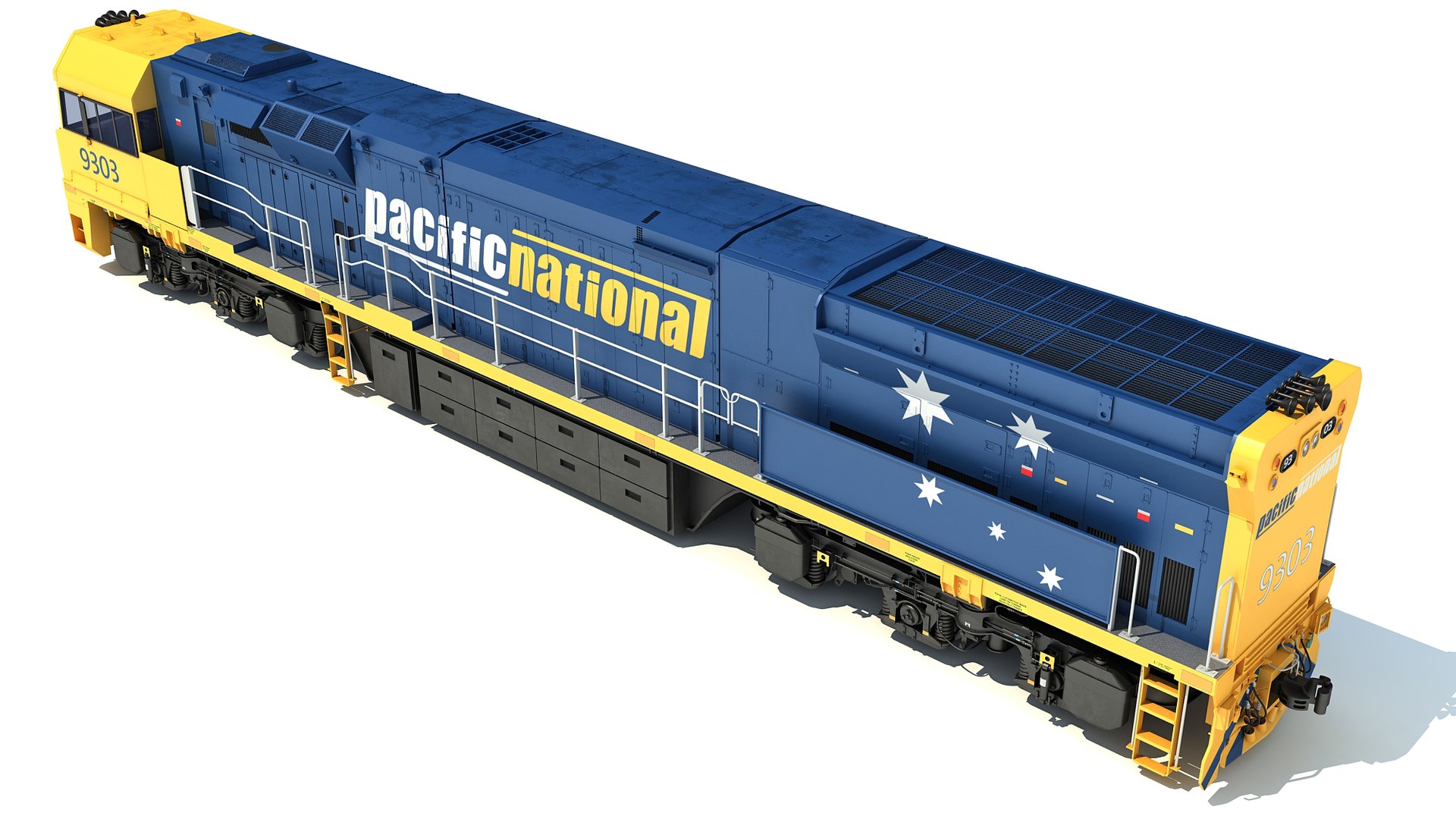 3D Locomotive C44aci - TurboSquid 1649781