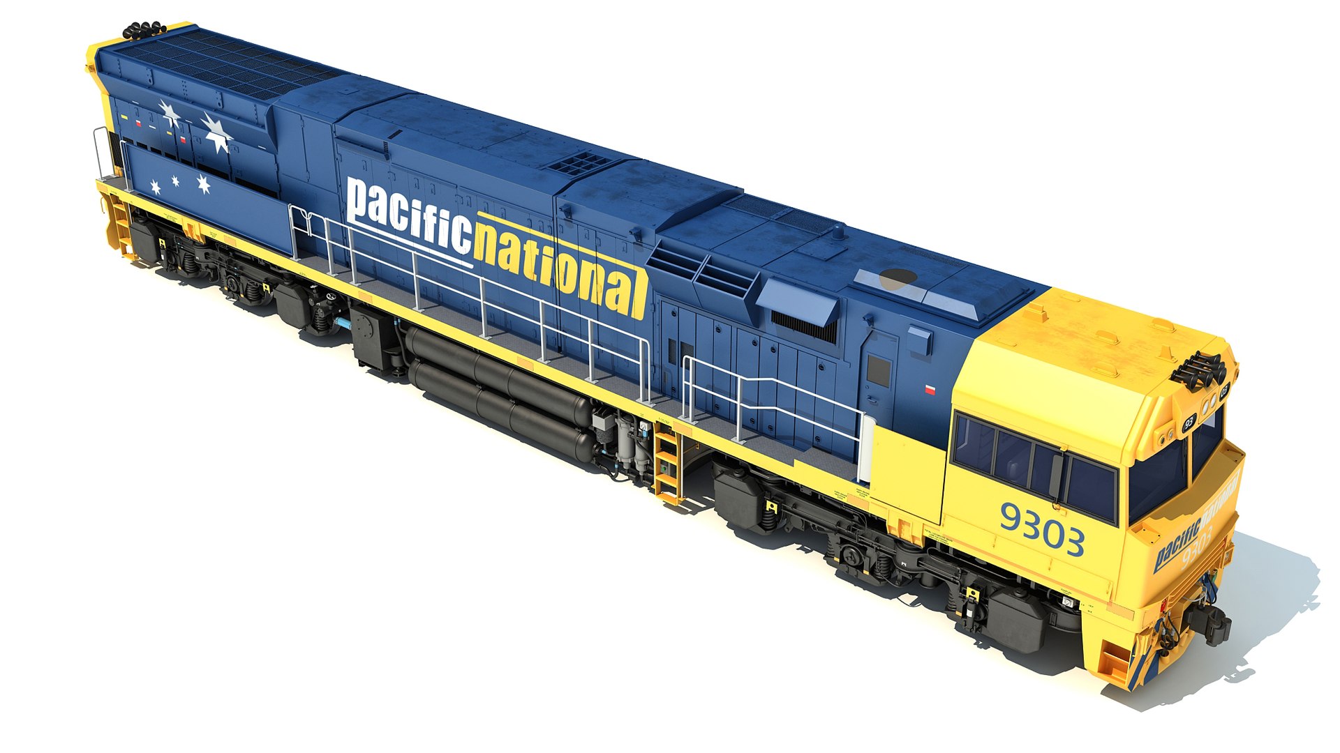 3D Locomotive C44aci - TurboSquid 1649781