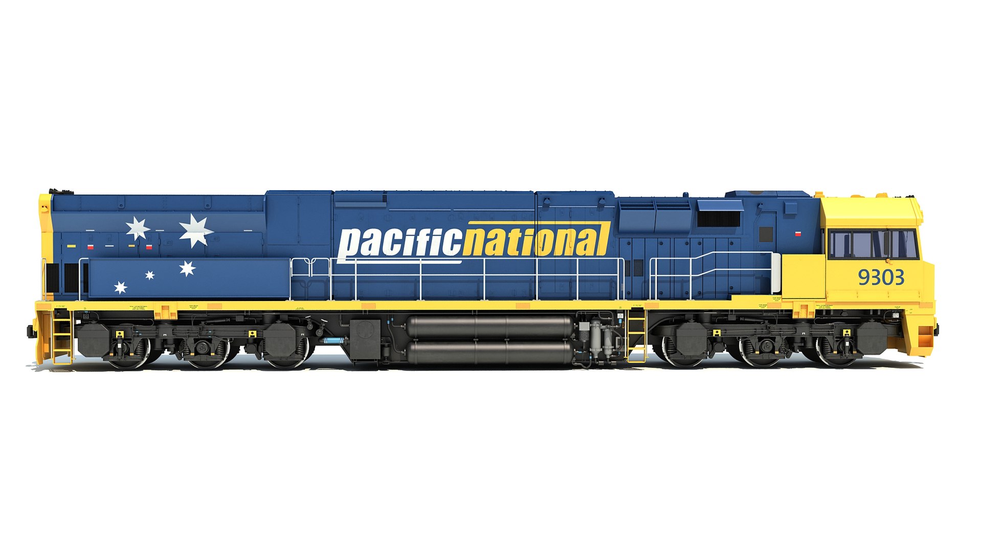 3D Locomotive C44aci - TurboSquid 1649781