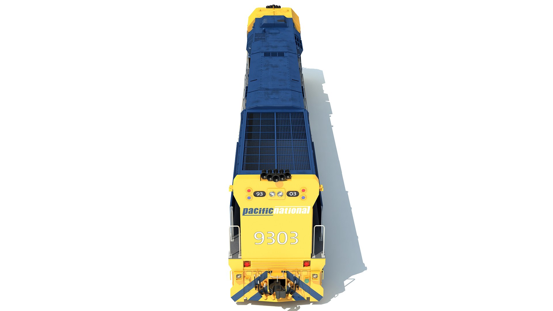 3D Locomotive C44aci - TurboSquid 1649781