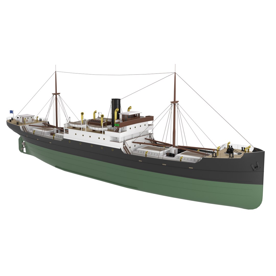 Generic Steam Ship Model - TurboSquid 1545164