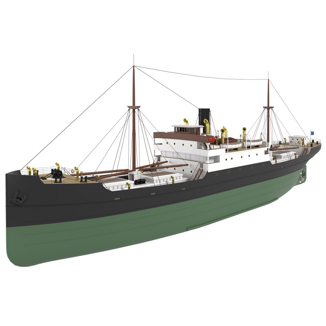Generic Steam Ship Model - TurboSquid 1545164