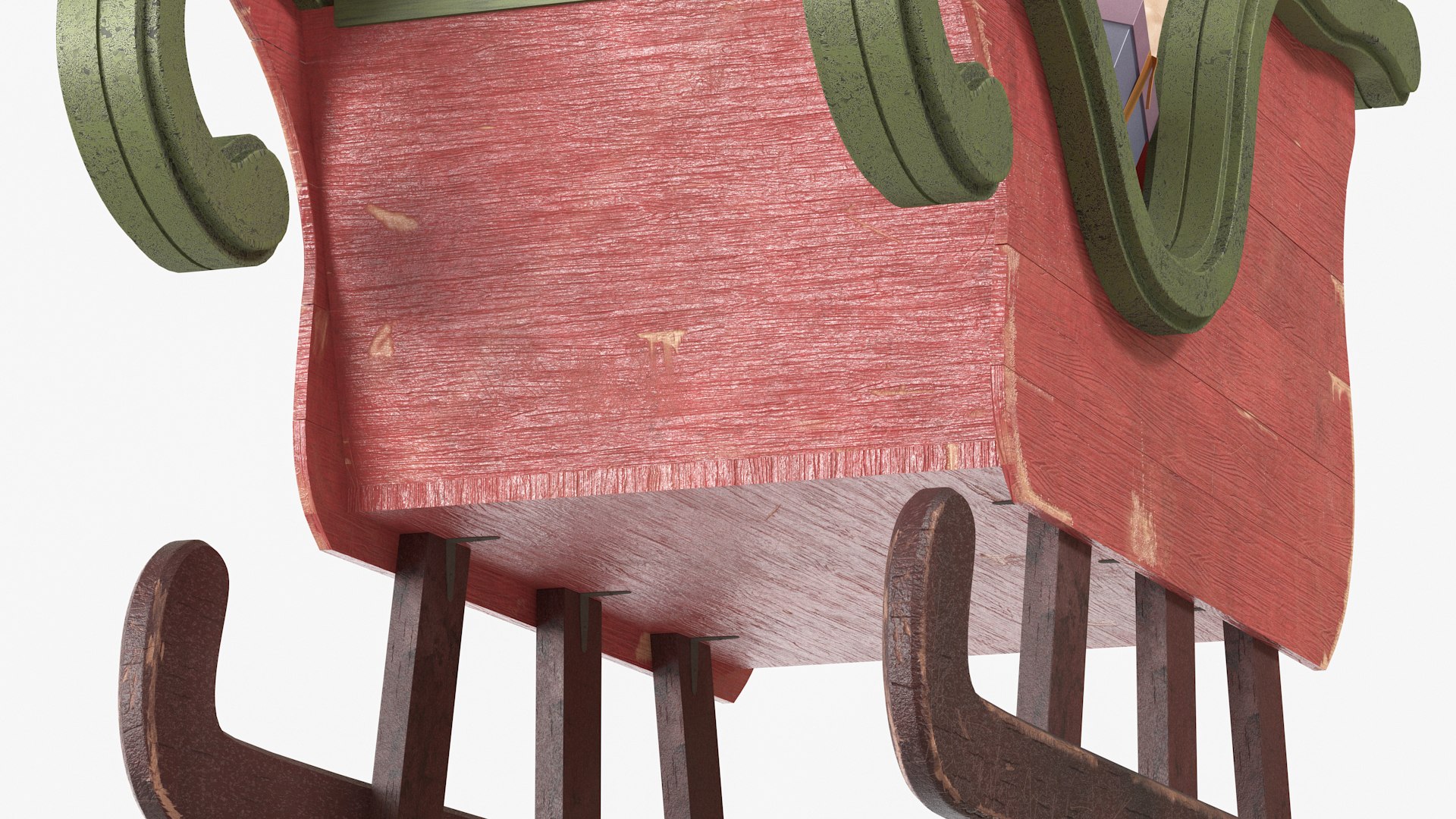 3D Sleigh Model - TurboSquid 1998373