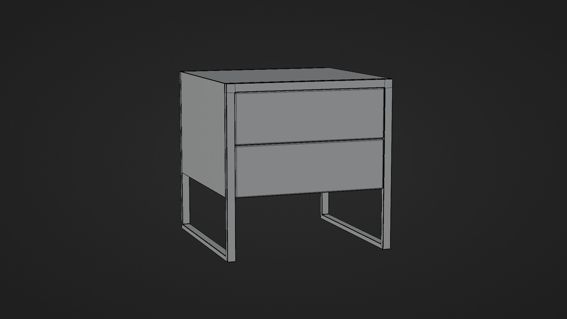 Free 3D Model Bedside Table Set Free - TurboSquid 2060602