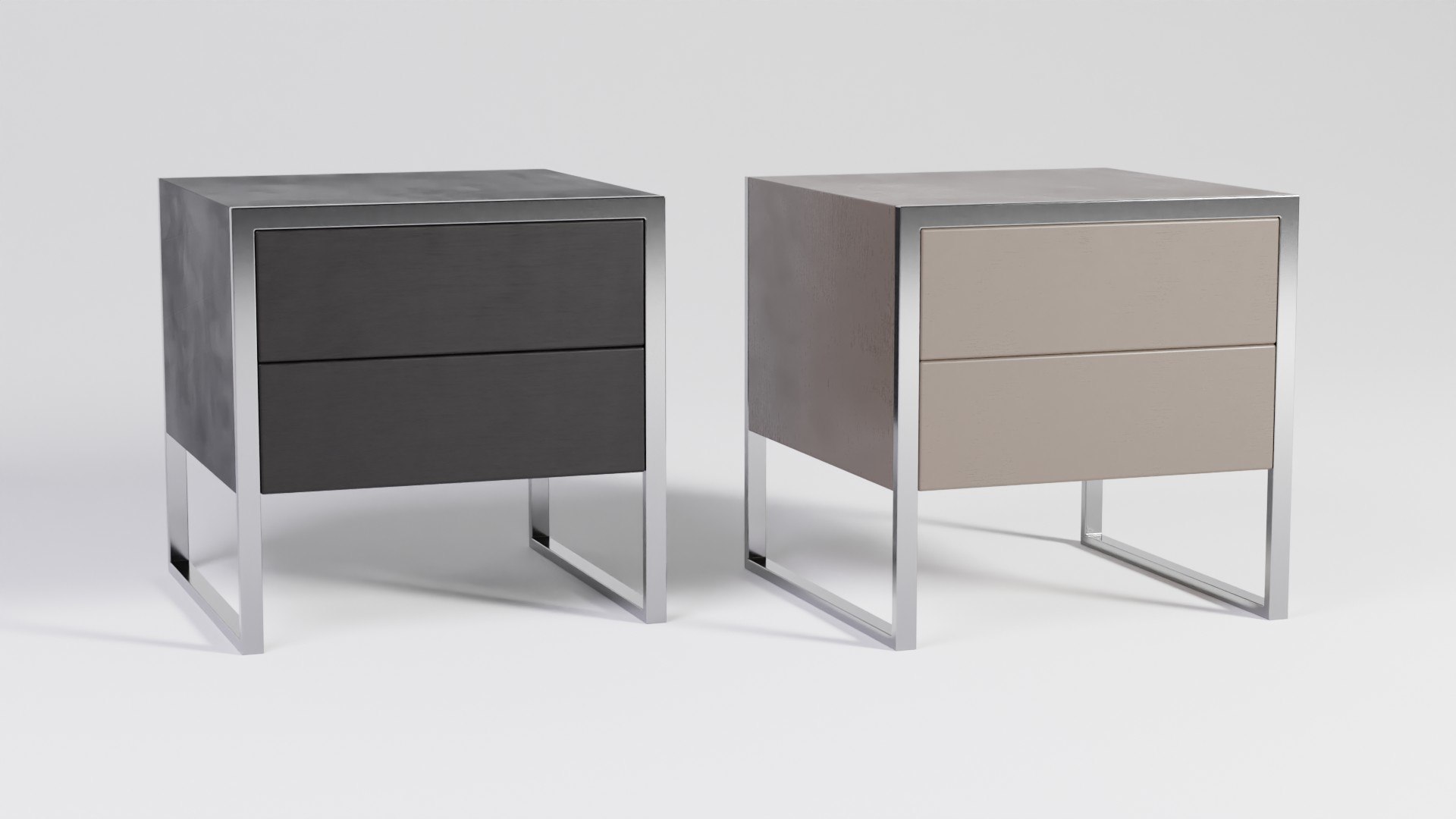 Free 3D Model Bedside Table Set Free - TurboSquid 2060602