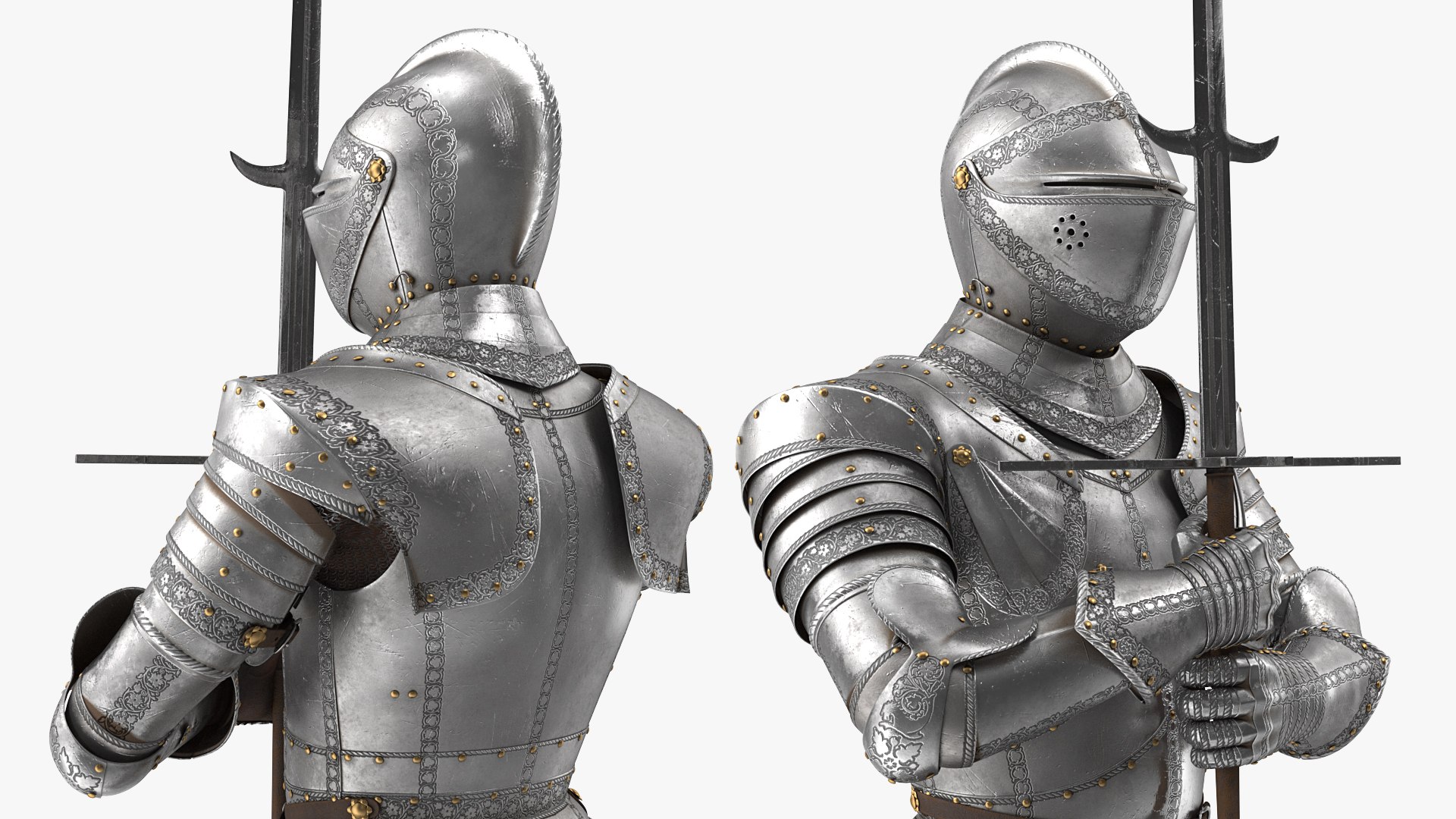 Medieval knight plate armor 3D - TurboSquid 1528494