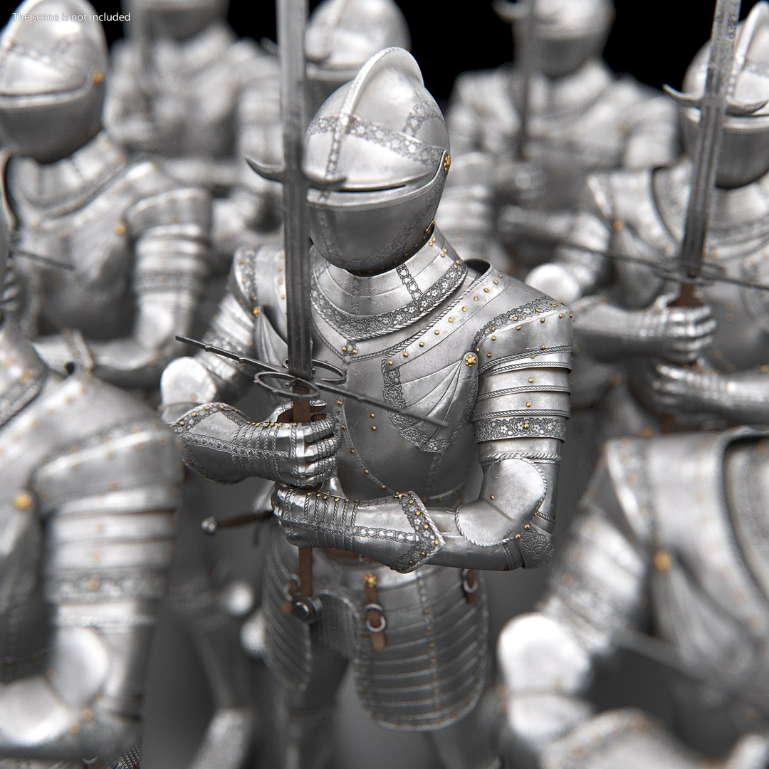 Medieval knight plate armor 3D - TurboSquid 1528494