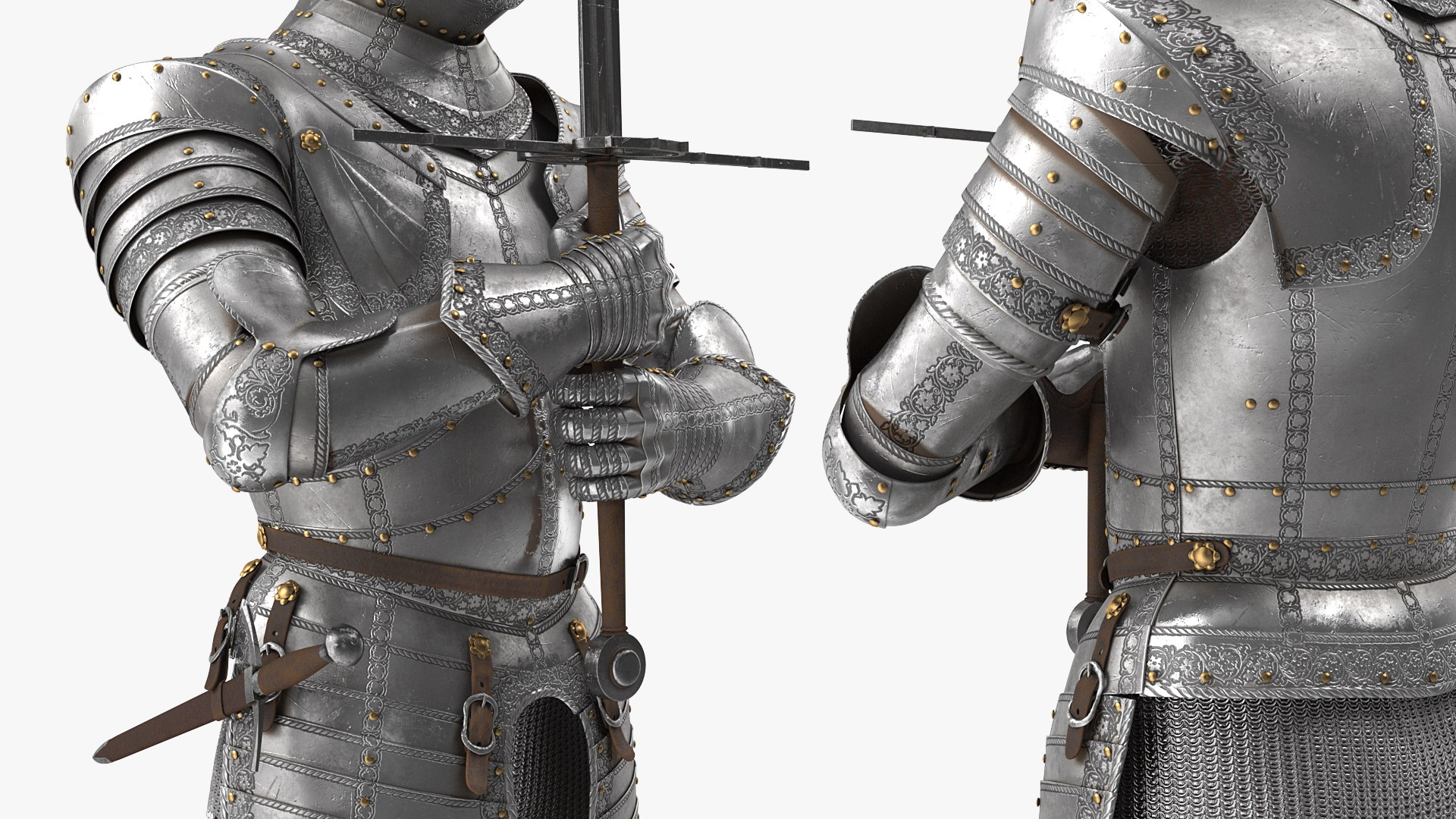 Medieval knight plate armor 3D - TurboSquid 1528494