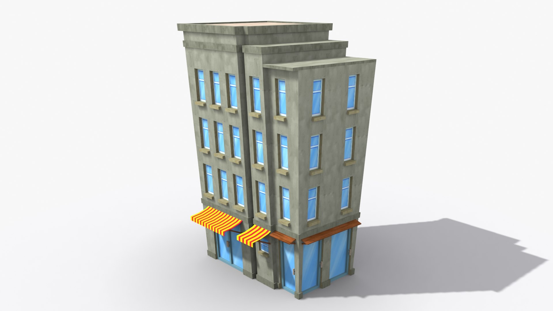 3D Cartoon Building x23 - TurboSquid 1833145